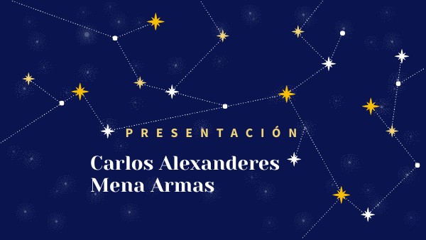 PRESENTACIÓN Carlos Mena
