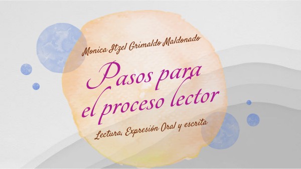 PASOS PARA EL PROCESO LECTOR | Genially
