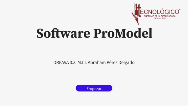 Software Promodel | Genially