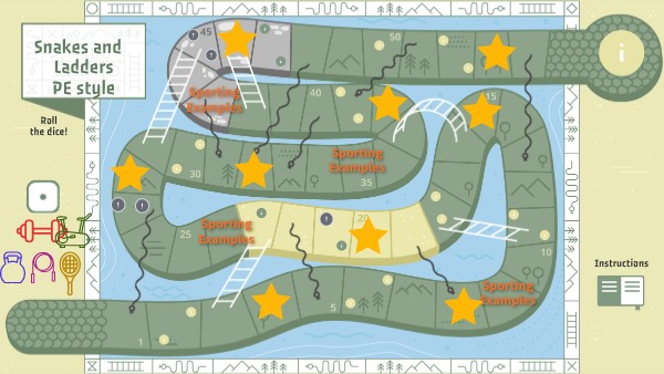 SNAKES AND LADDERS PE Style