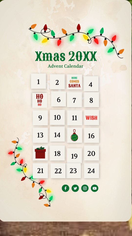 ADVENT CALENDAR POST | Genially