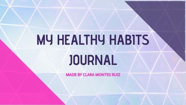 MY HEALTHY HABITS JOURNAL | Genially