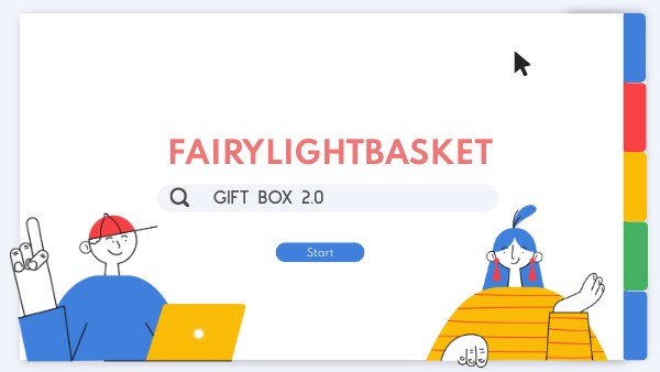 fairylightbasket