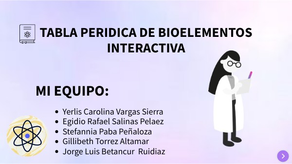 TABLA PERIÓDICA INTERACTIVA | Genially