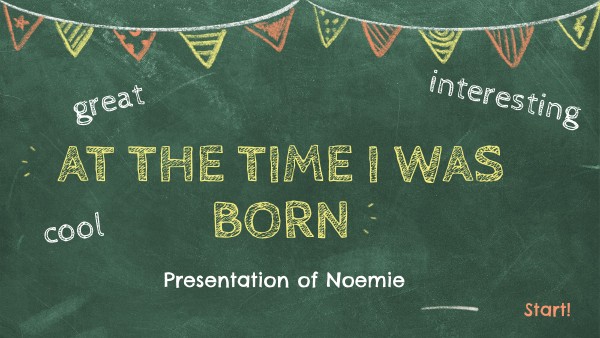 ANIMATED CHALKBOARD PRESENTATION | Genially