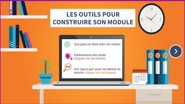 Présentation des outils moodle sélectionnés | Genially