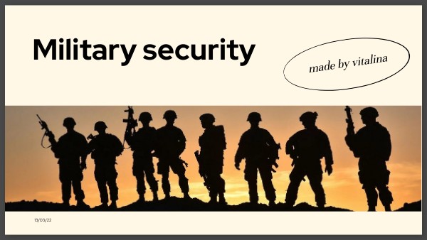 military PRESENTATION | Genially