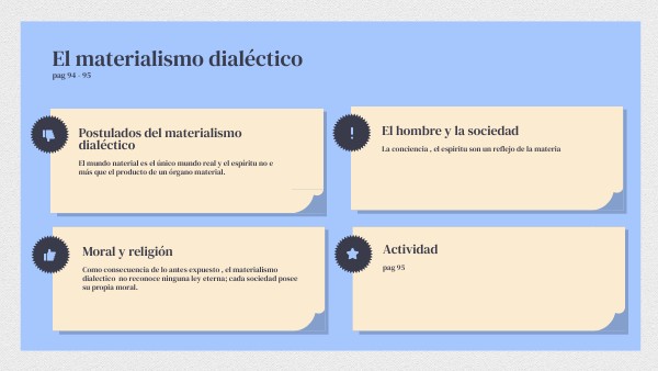 El materialismo Dialectico
