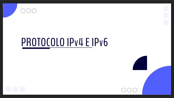 IPV4 E IPV6 | Genially