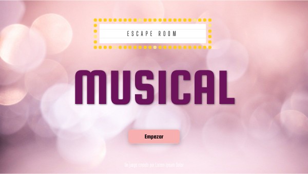 ESCAPE ROOM MUSICAL | Genially