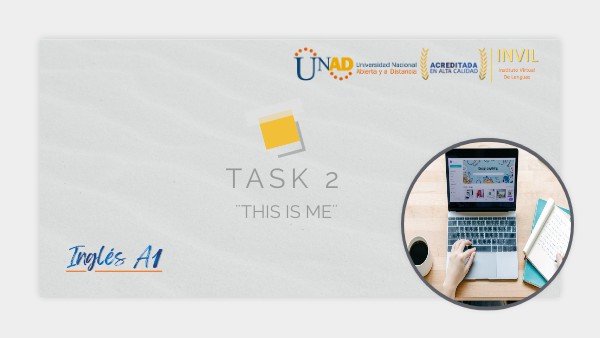 ENGLISH A1 - TASK 2: This is me | Genially