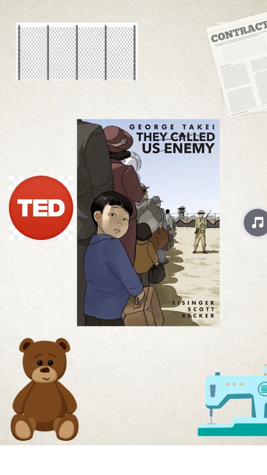 They Called Us Enemy Book Bento