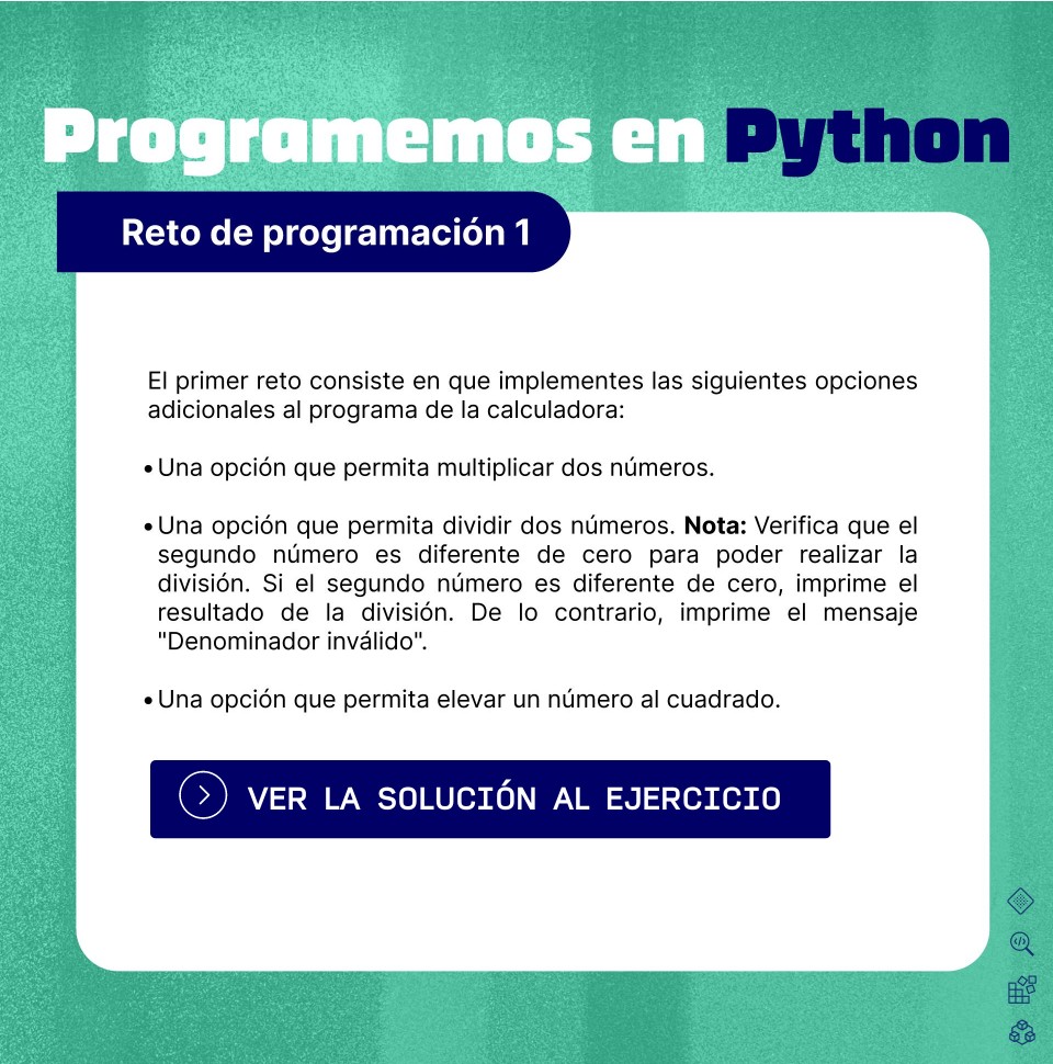 [Ejercicio de aplicación] Reto de programación 1