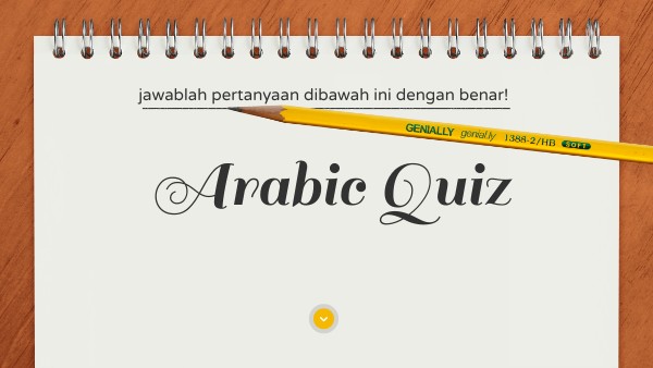 ARABIC QUIZ | Genially