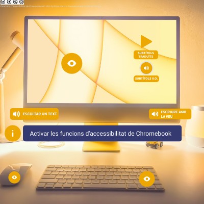 Funcions d'accesibilitat Chromebook | Genially