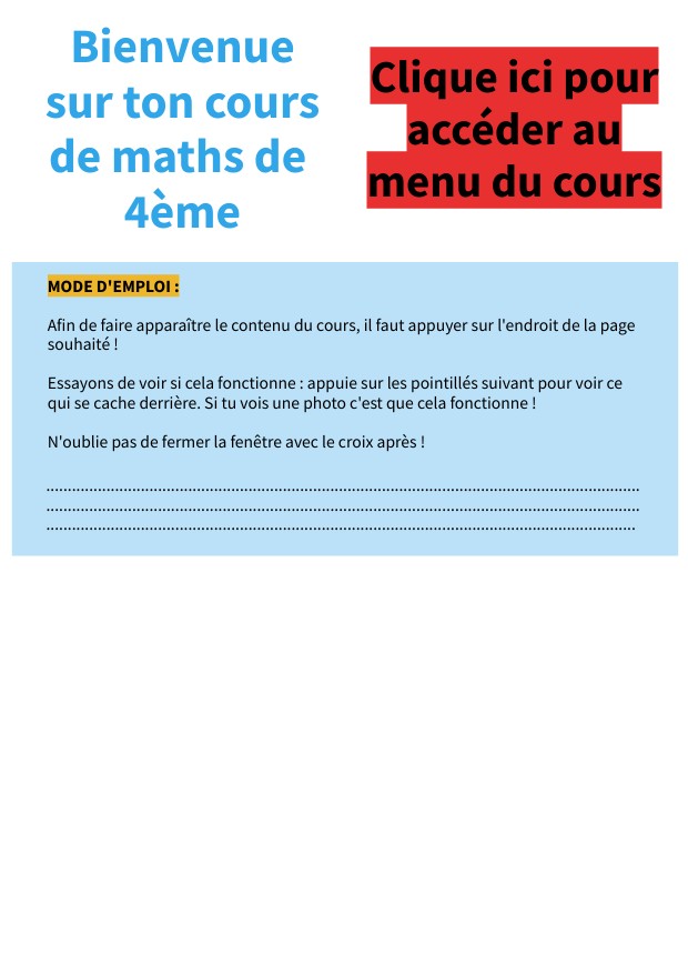 cours 4eme 2022 2023 | Genially