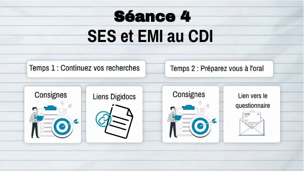 Séance 4 (EMI et SES)