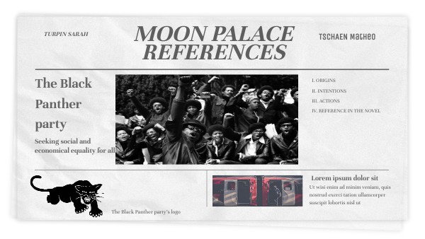 Black panther party presentation | Genially