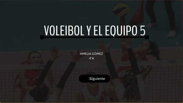 Voleibol | Genially