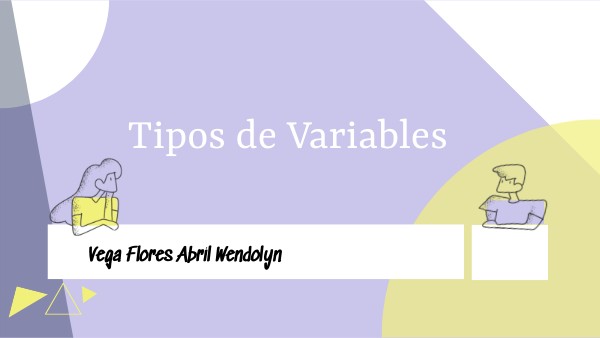 TIPOS DE VARIABLES