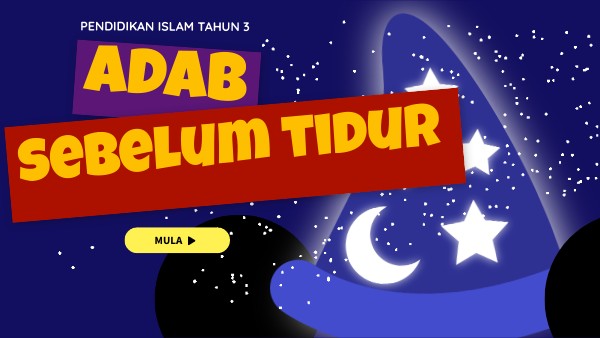PAI-ADAB SEBELUM TIDUR