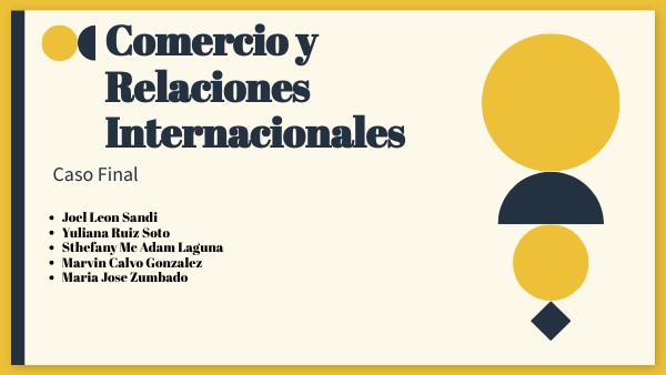 PRESENTACIÓN COMERCIO