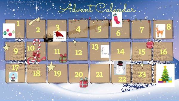 VINTAGE CHRISTMAS ADVENT CALENDAR | Genially