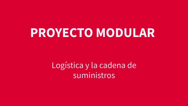 PROYECTO MODULAR | Genially
