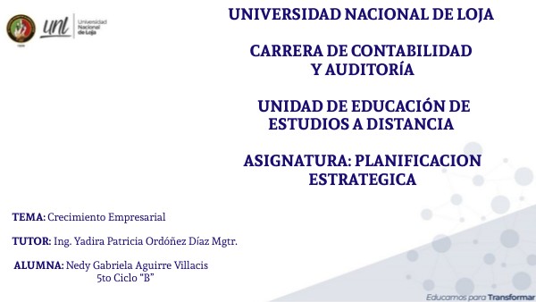 TAA II PLANIFICACION ESTRATEGICA