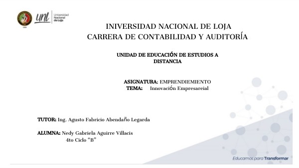 TAA II EMORENDIMIENTO | Genially