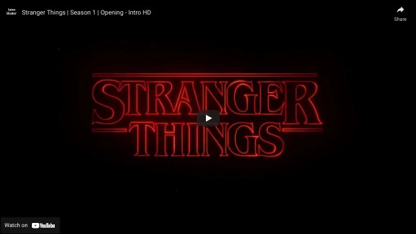 Stranger Things PRESENTATION