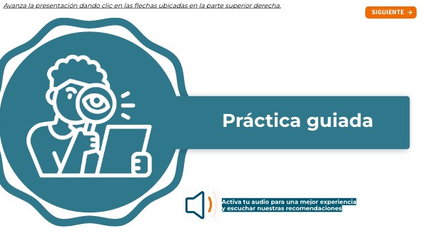 4. Práctica guiada