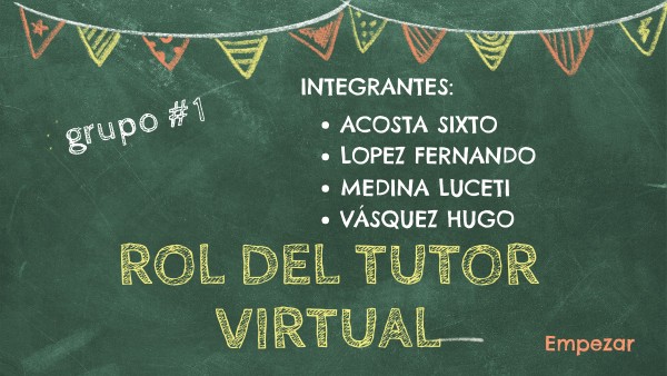 rol del tutor virtual