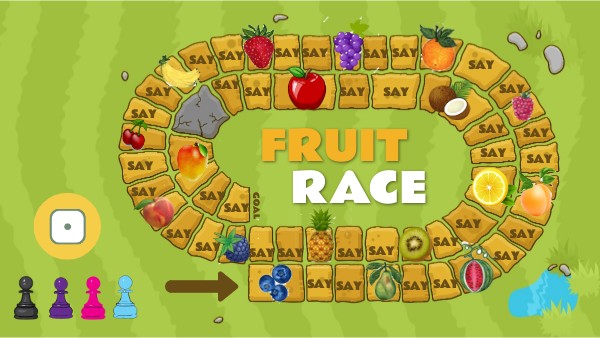 Fruit RACE INGLESE | Genially