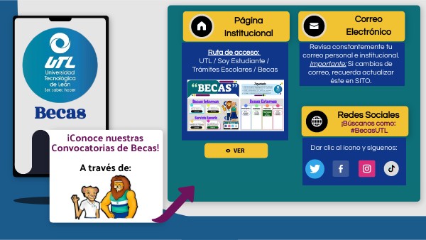 Medios Oficiales - Becas | Genially