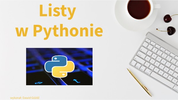 Listy w Pythonie