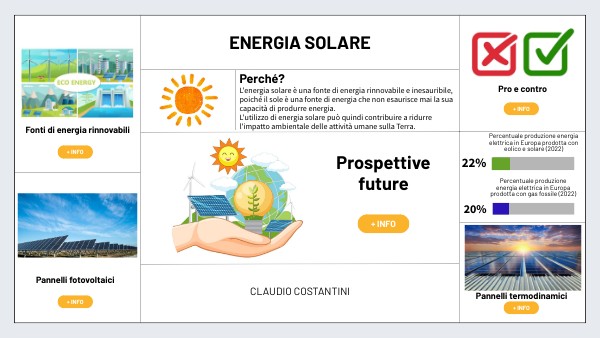 Eneriga Solare, Idroelettrica, Eolica