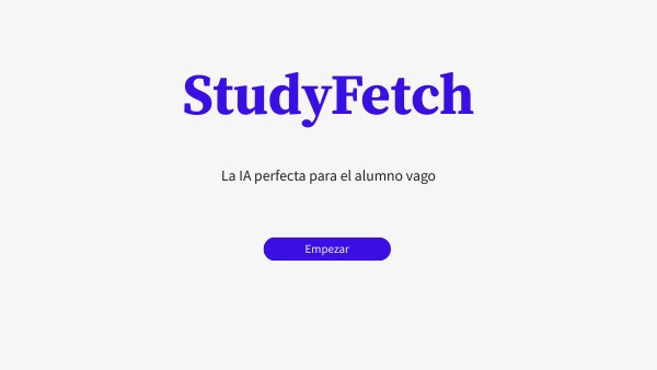 StudyFecth | Genially