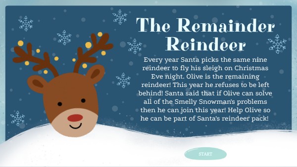 The Remainder Reindeer | Genially