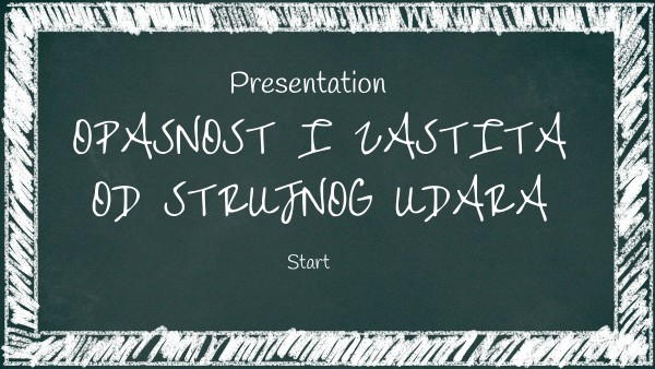 Opasnos i Zastita od Strujnog Udara ! by a.sarvan | Genially