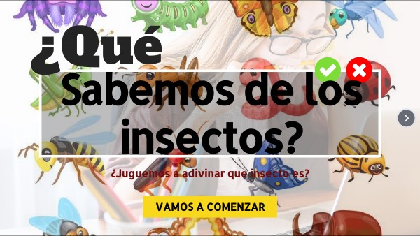 ¿Conoces a los insectos? | Genially