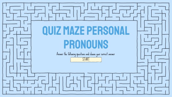 QUIZ PERSONAL PRONOUNS