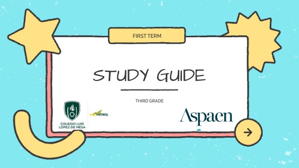 English - Study Guide Third Grade First Term | Genially