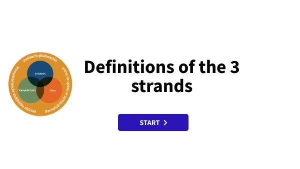 LG Quiz on 3 strand definitions | Genially