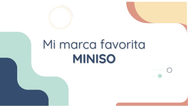 PRESENTACIÓN DE MI MARCA FAVORITA