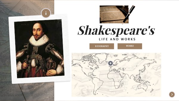 Shakespeare's life and works | Genially