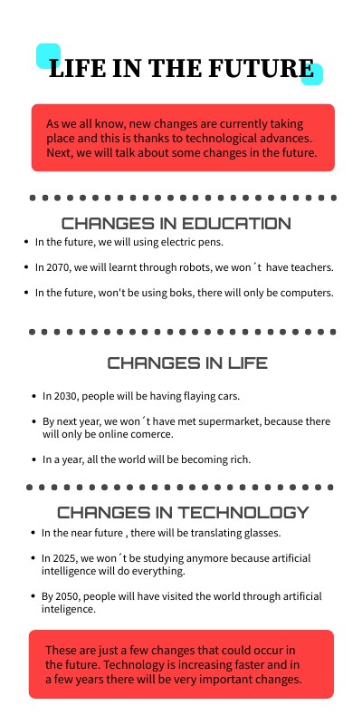 Life in the future | Genially