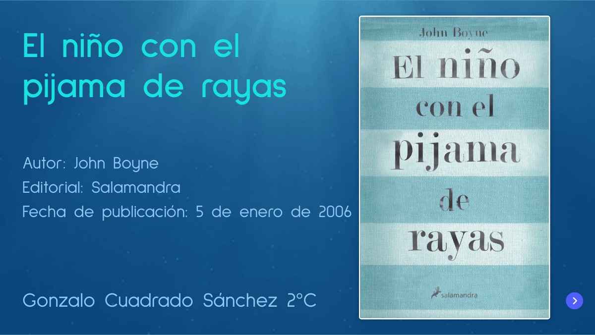 LECTURA: EL NIÑO CON EL PIJAMA DE RAYAS | Genially