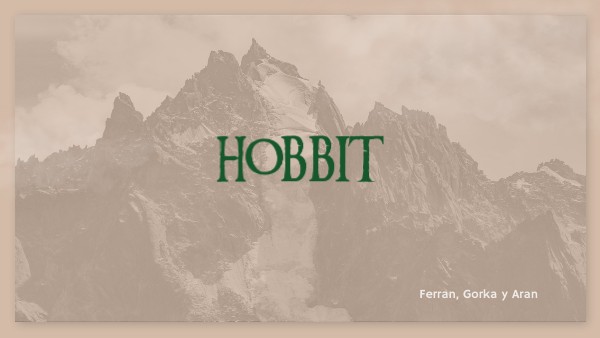PRESENTACIÓN HOBBIT