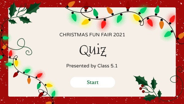 CHRISMAS QUIZ 5.1 | Genially